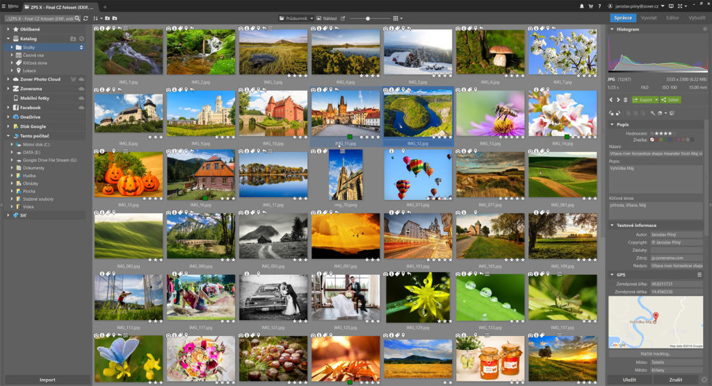 Photo Software: Zoner Studio - ZONER software, a.s.